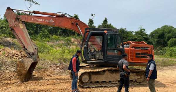 Polisi Tertibkan Dua Lokasi Galian C di Aceh Timur, Dua Alat Berat Disita