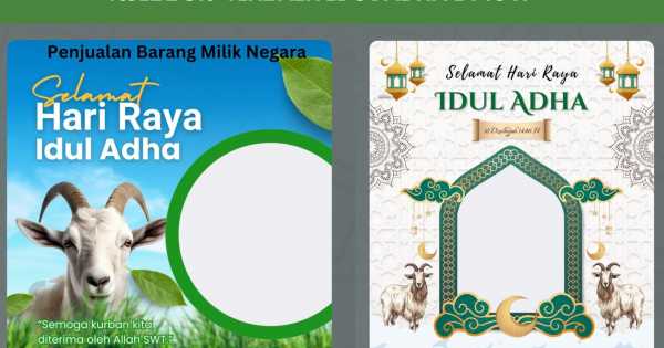 40 Link Twibbon Idul Adha 1446H; Rayakan Hari Raya Kurban 2025 Dengan Bingkai Foto Terbaik Gratis