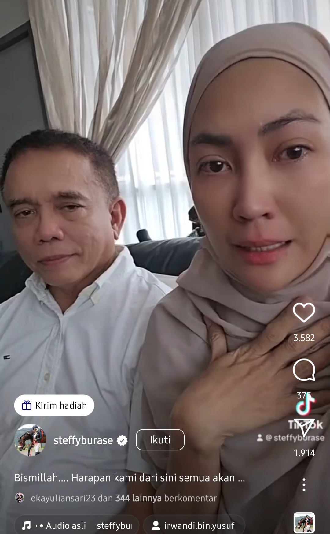 Irwandi Yusuf Cerai dengan Steffy Burase
