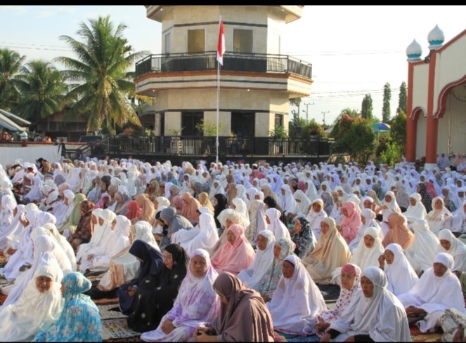 Pengikut Habib Muda Seunagan Nagan Raya Lebaran Hari Ini