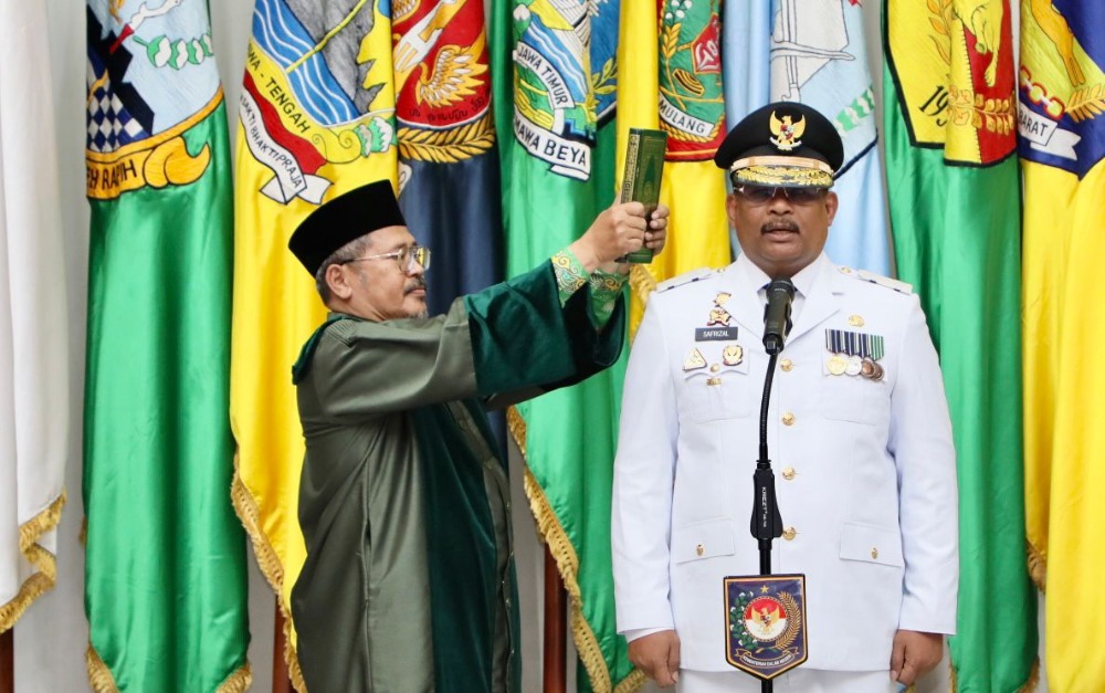 Safrizal Dilantik Sebagai Pj Gubernur Aceh